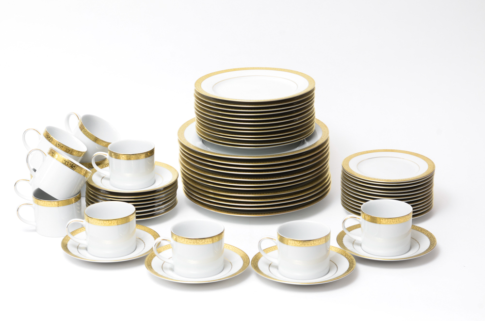 Royal Gallery "Gold Buffet" China Set | EBTH