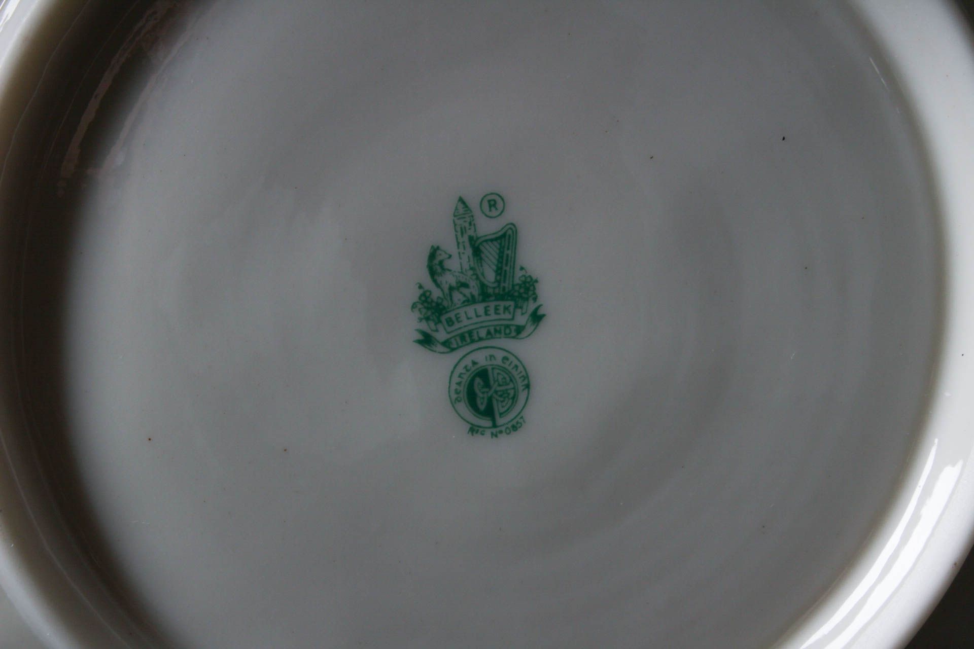 Yellow and White Belleek China Assortment | EBTH