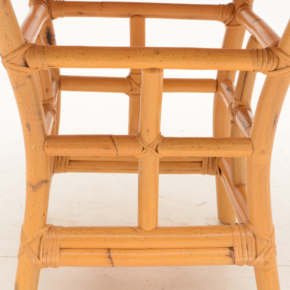 Circular Extendable Rattan Dining Table and Chairs | EBTH