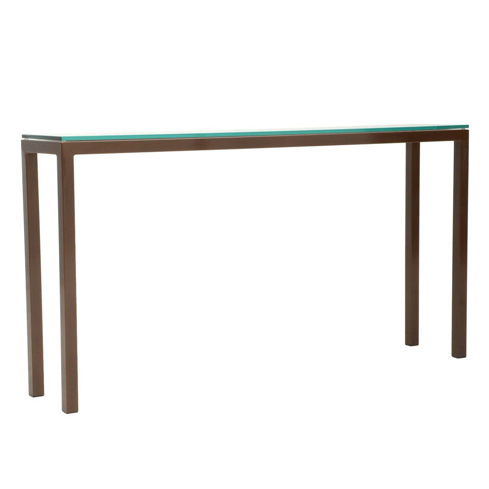 Glass Top Console Table | EBTH