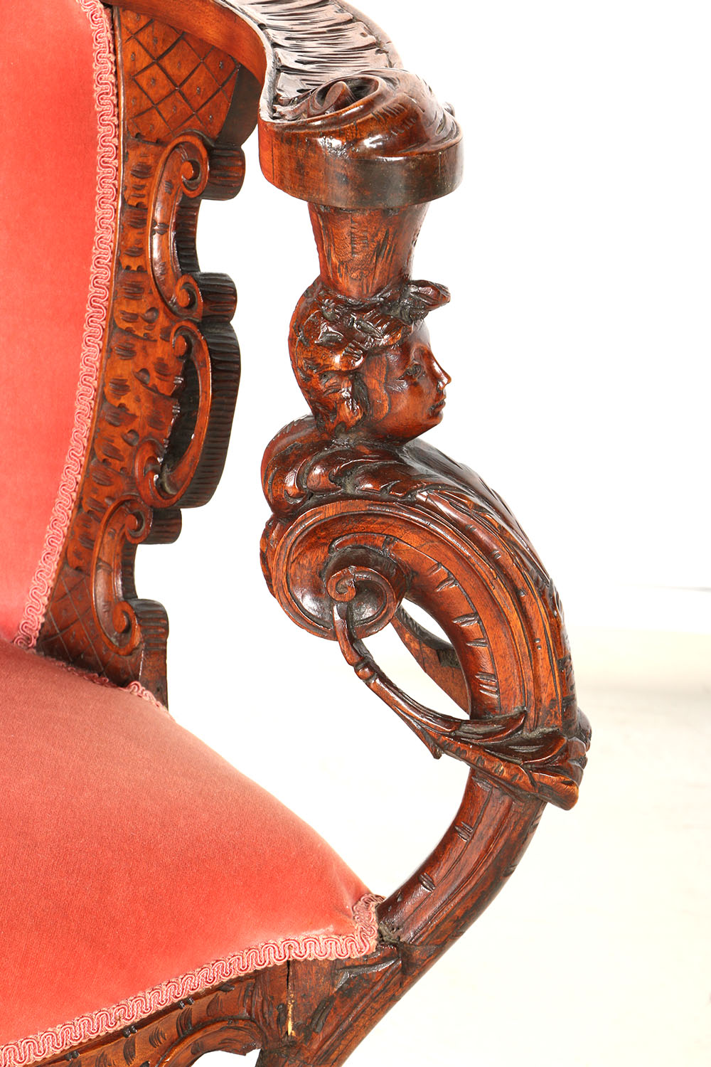 Mid 19th Century Victorian Rococo Revival Corner Chair | EBTH