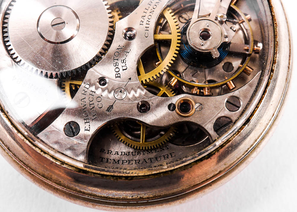 Howard Railroad Chronometer Visible Movement Pocket Watch | EBTH