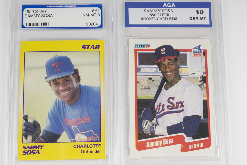 Six Graded Sammy Sosa Rookie Cards | EBTH