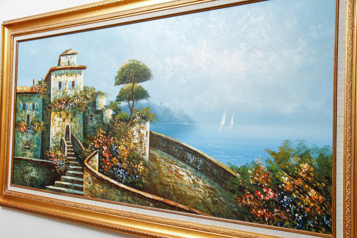 Original Oil on Canvas Signed Rossini | EBTH