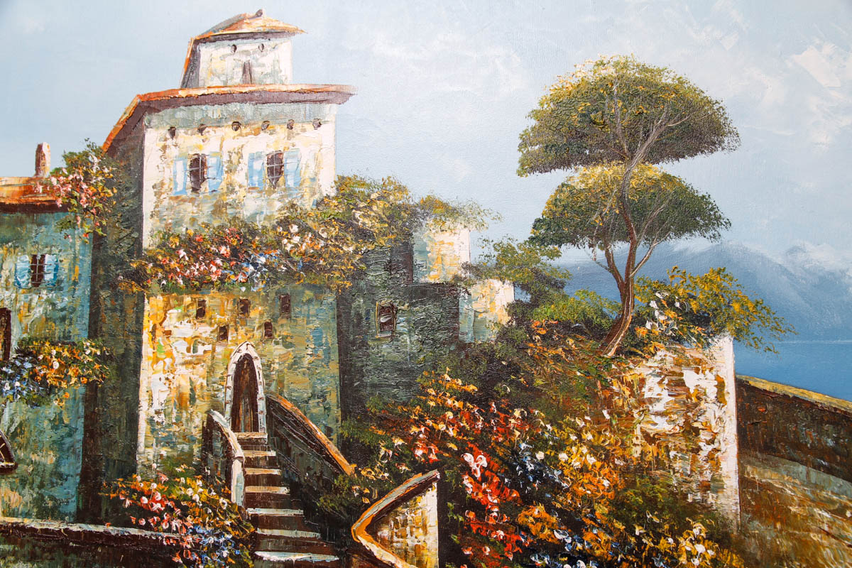 Original Oil on Canvas Signed Rossini | EBTH