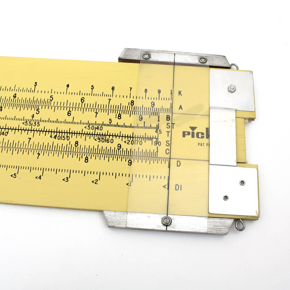 Vintage 48" Pickett Classroom Slide Rule | EBTH