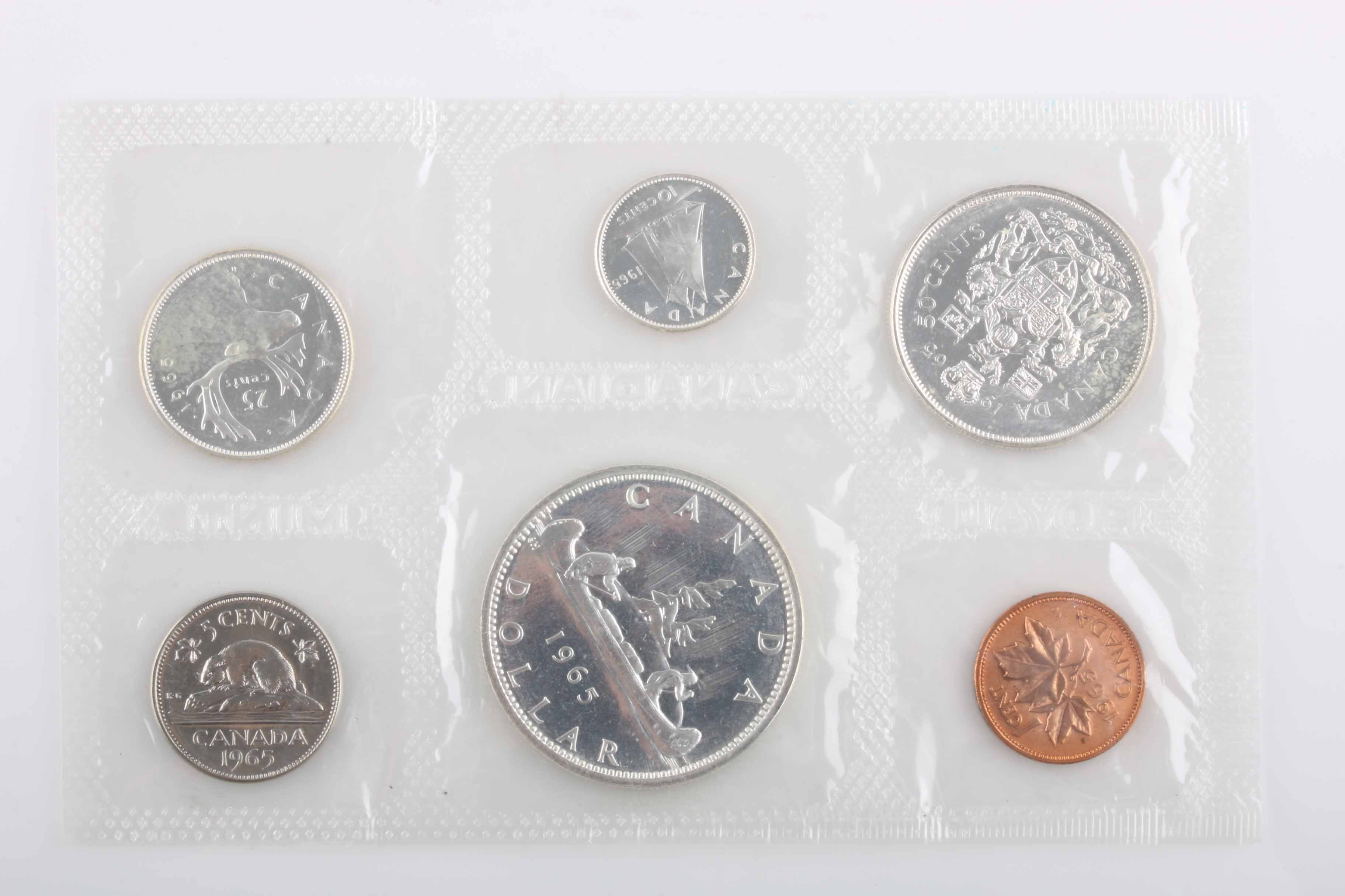 1965 Uncirculated Canadian Coin Set | EBTH