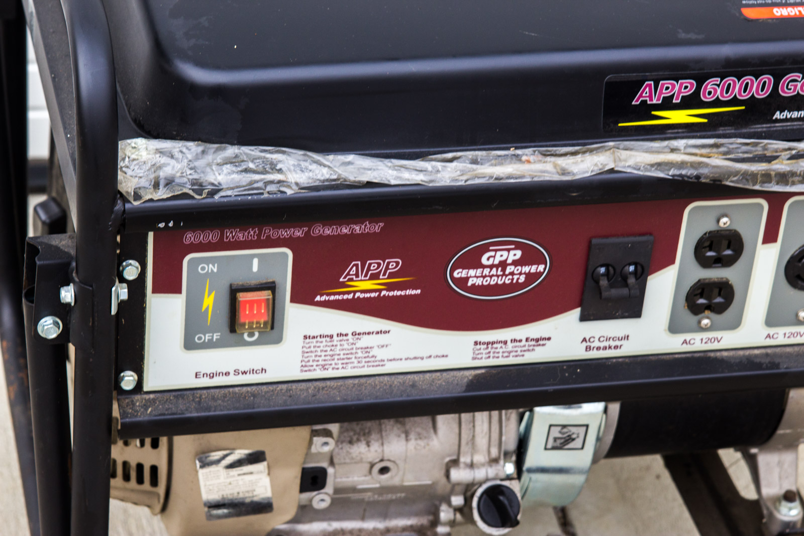 General Power Products APP 6000 Generator on Wheels | EBTH