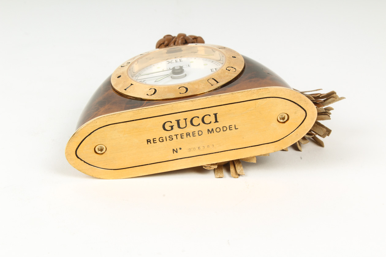 Gucci Marble Stirrup Clock | EBTH