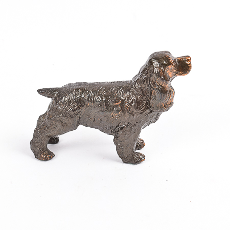 Copper Cocker Spaniel Figurine | EBTH
