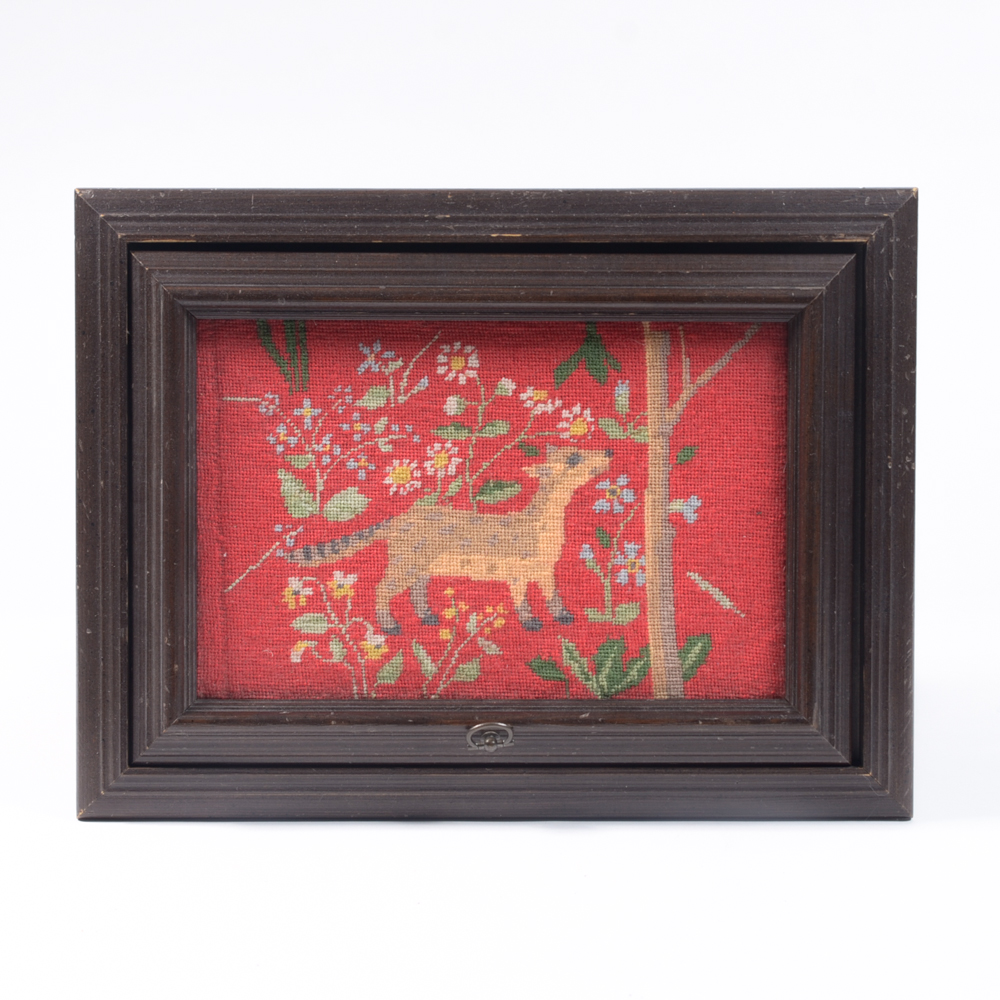 Vintage Needlepoint Box | EBTH