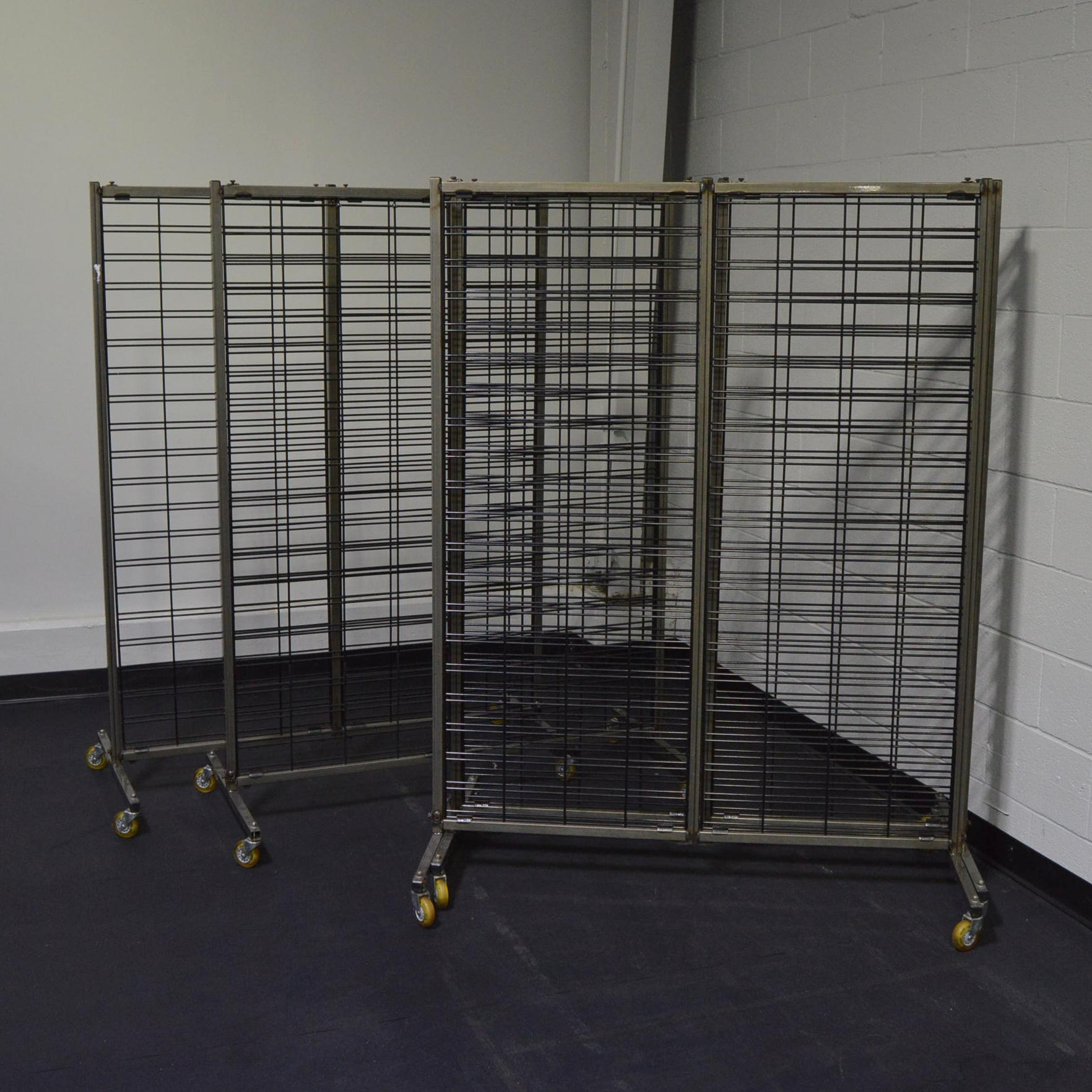 Rolling Slat Wall Racks by Rudy Rack | EBTH