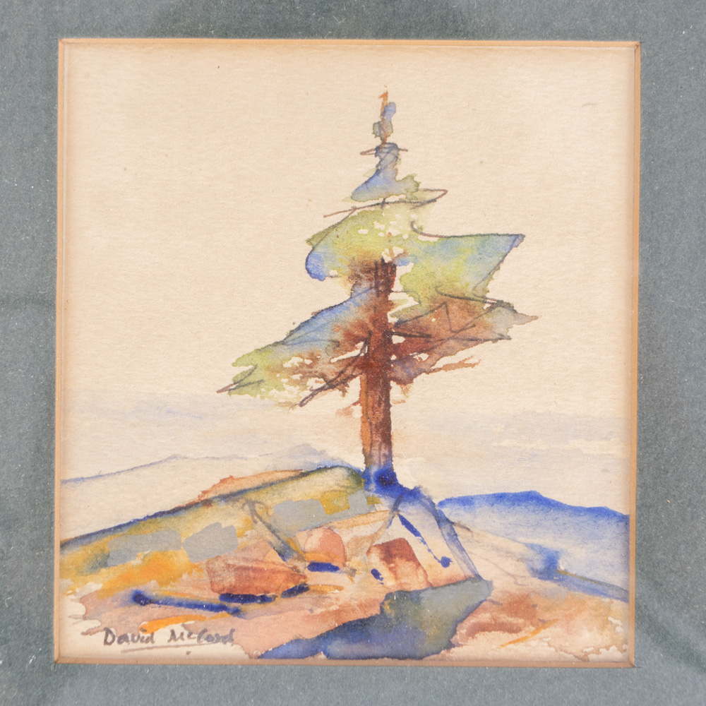 David McCord Original Landscape Watercolor | EBTH