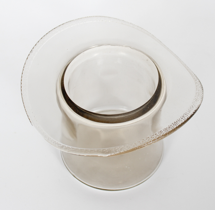 Decorative Glass Top Hat | EBTH