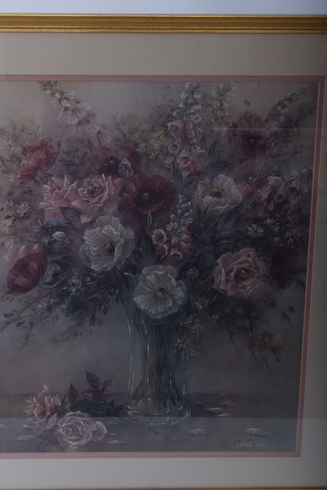 Lena Liu Limited Edition Floral Offset Lithographs | EBTH