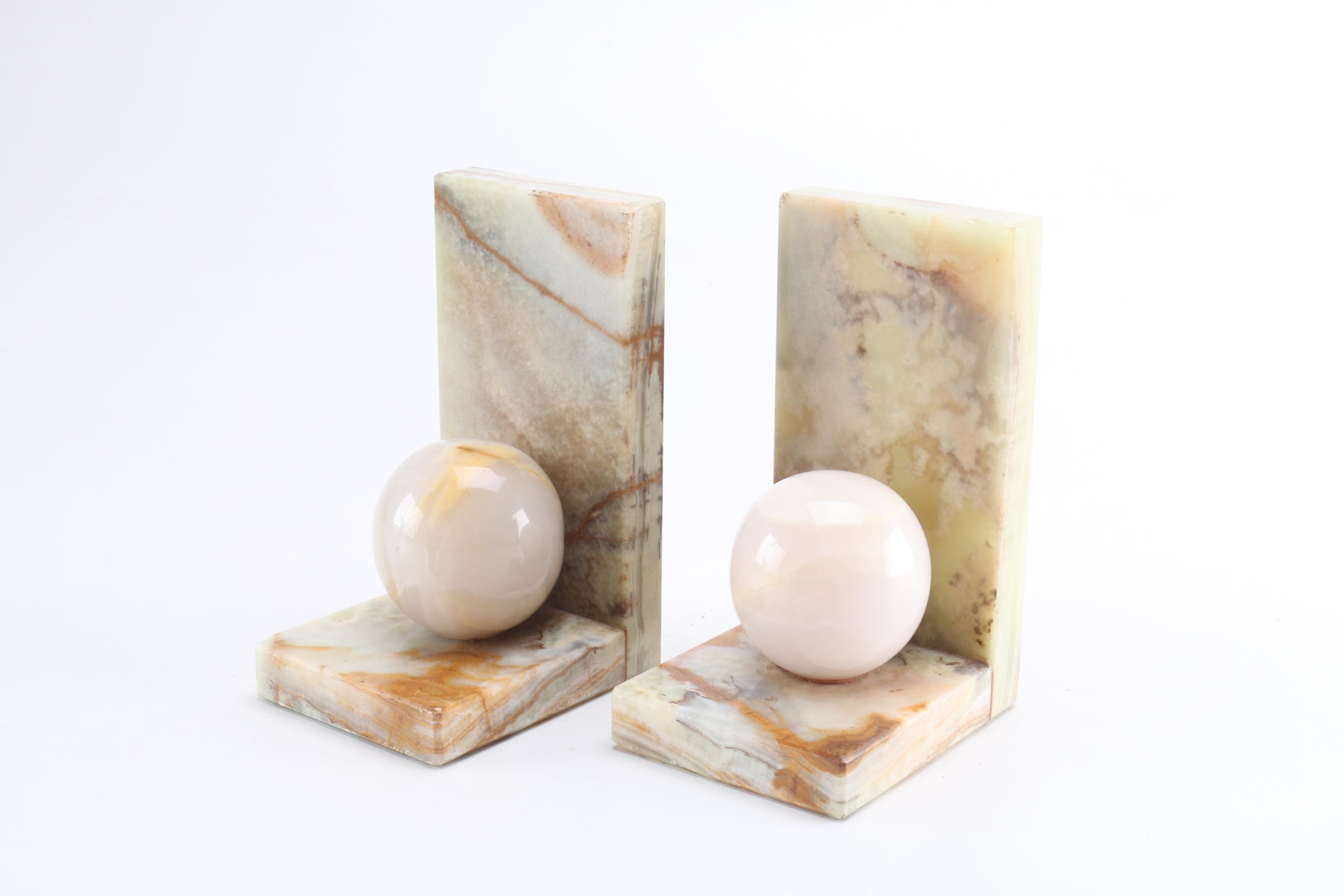 Onyx Bookends | EBTH