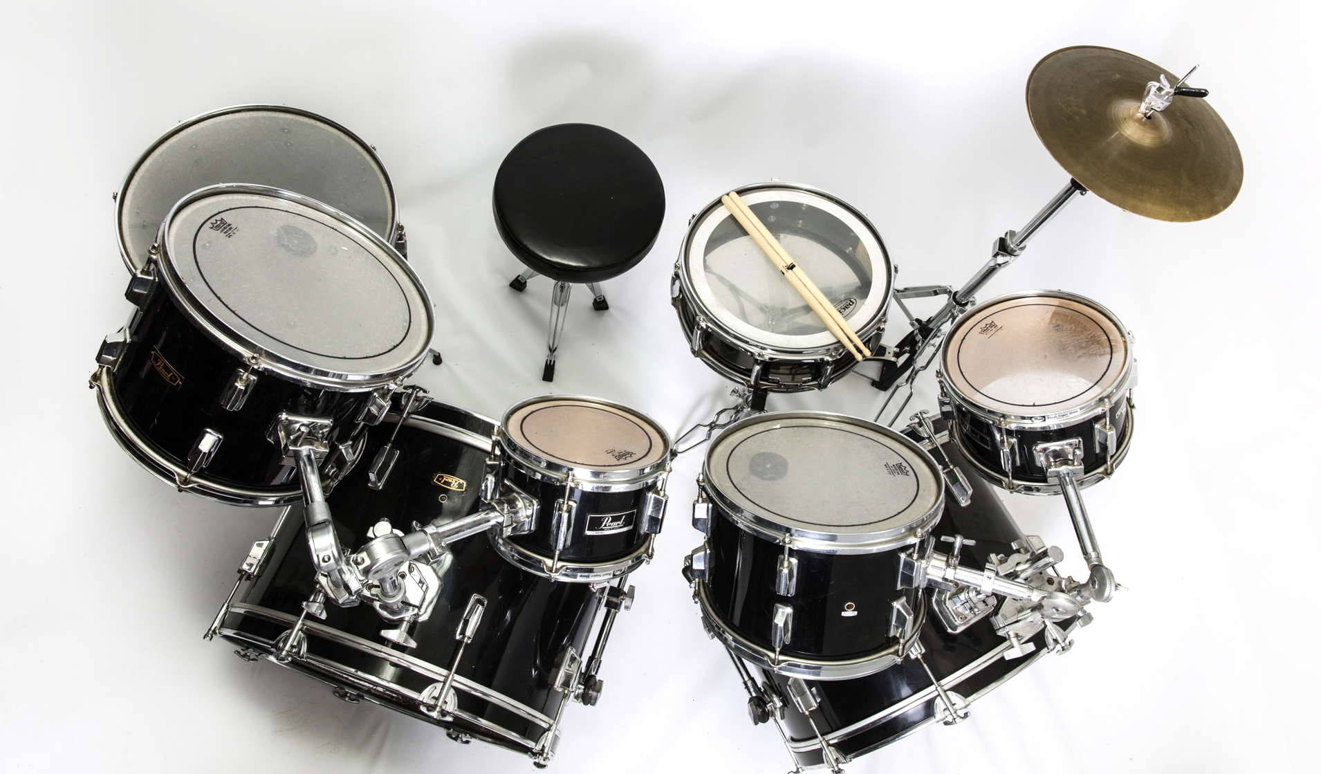 Pearl 8-Piece Pro Drum Set | EBTH