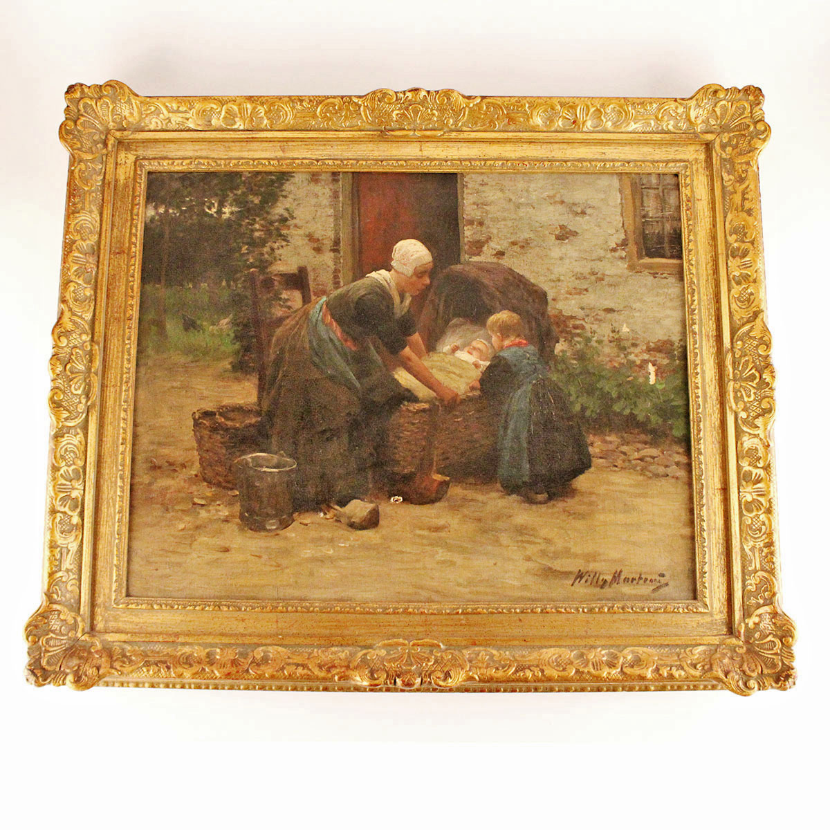 Willy Martens Oil Painting On Canvas | EBTH