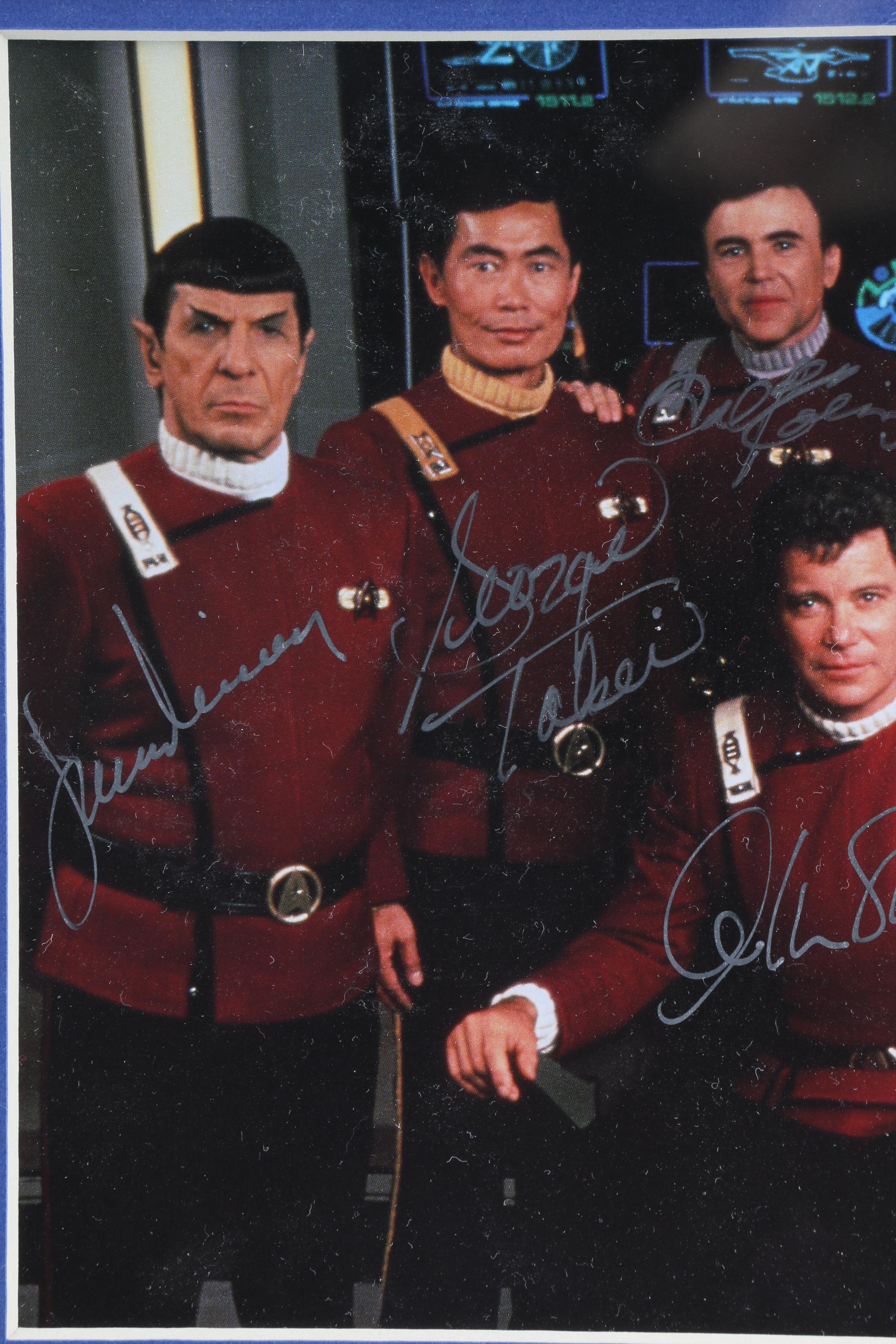 "Star Trek: The Original Series" Signed Cast Photo with Plaque | EBTH