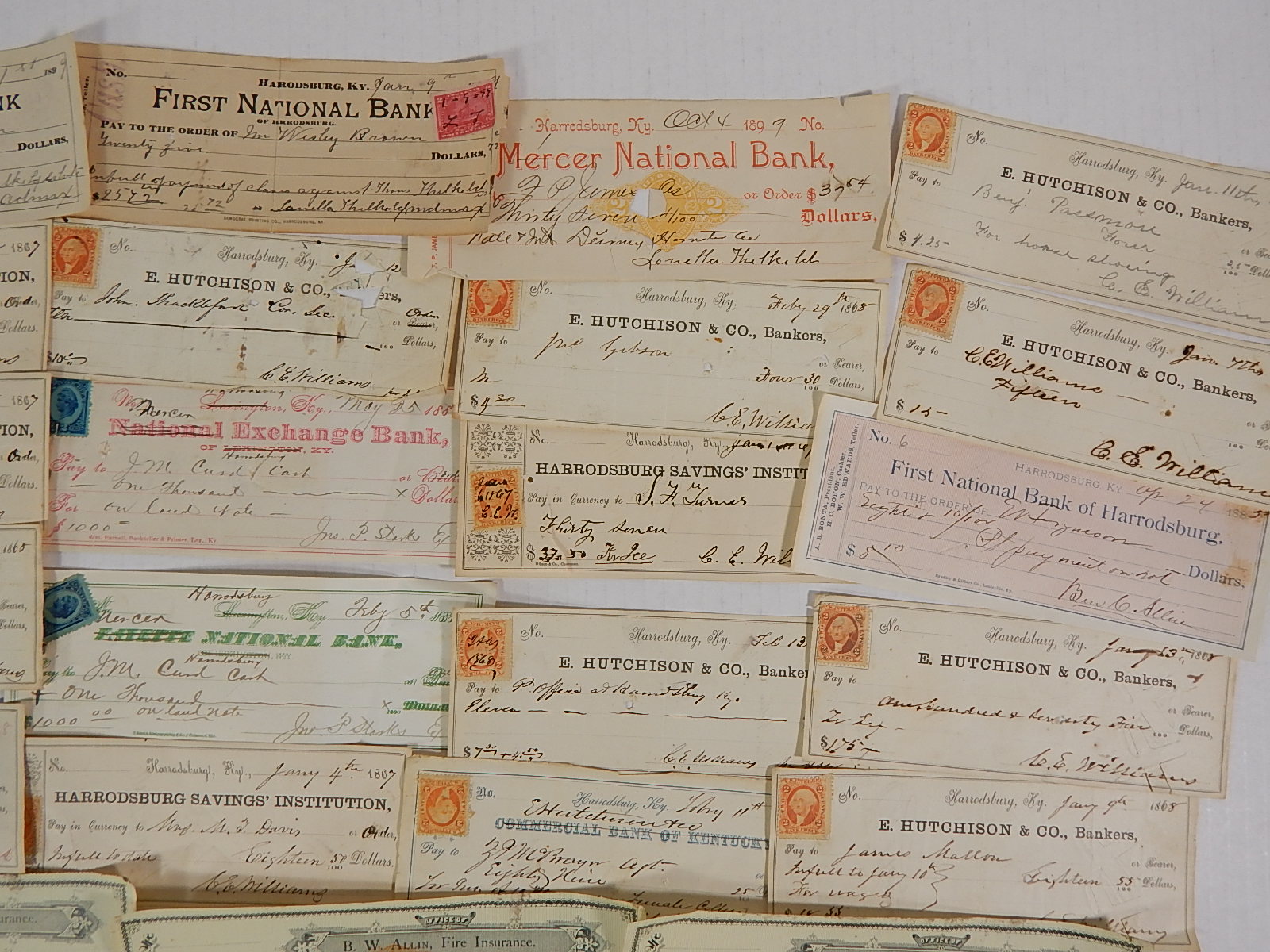 19th Century Bank Checks | EBTH
