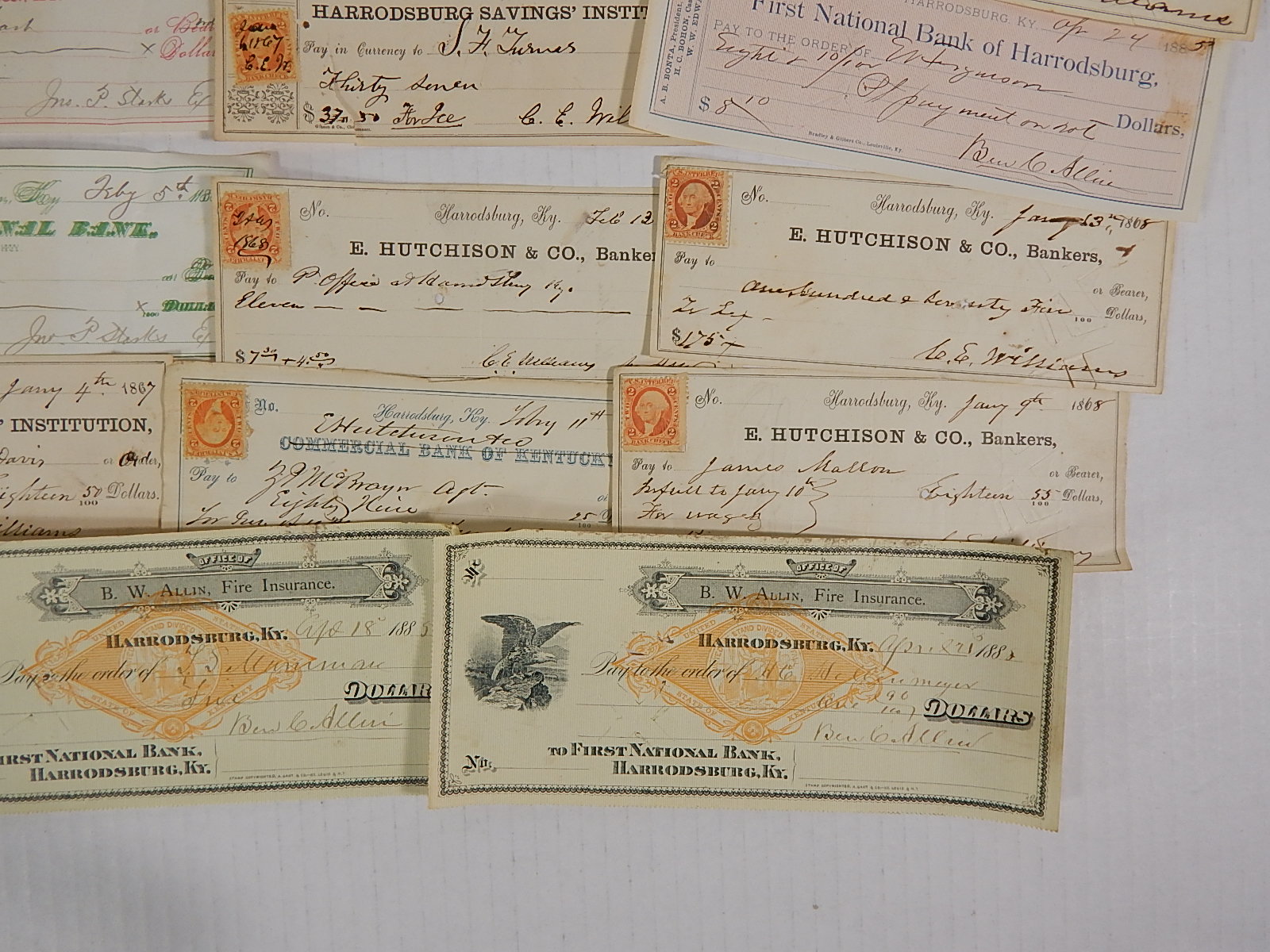 19th Century Bank Checks | EBTH