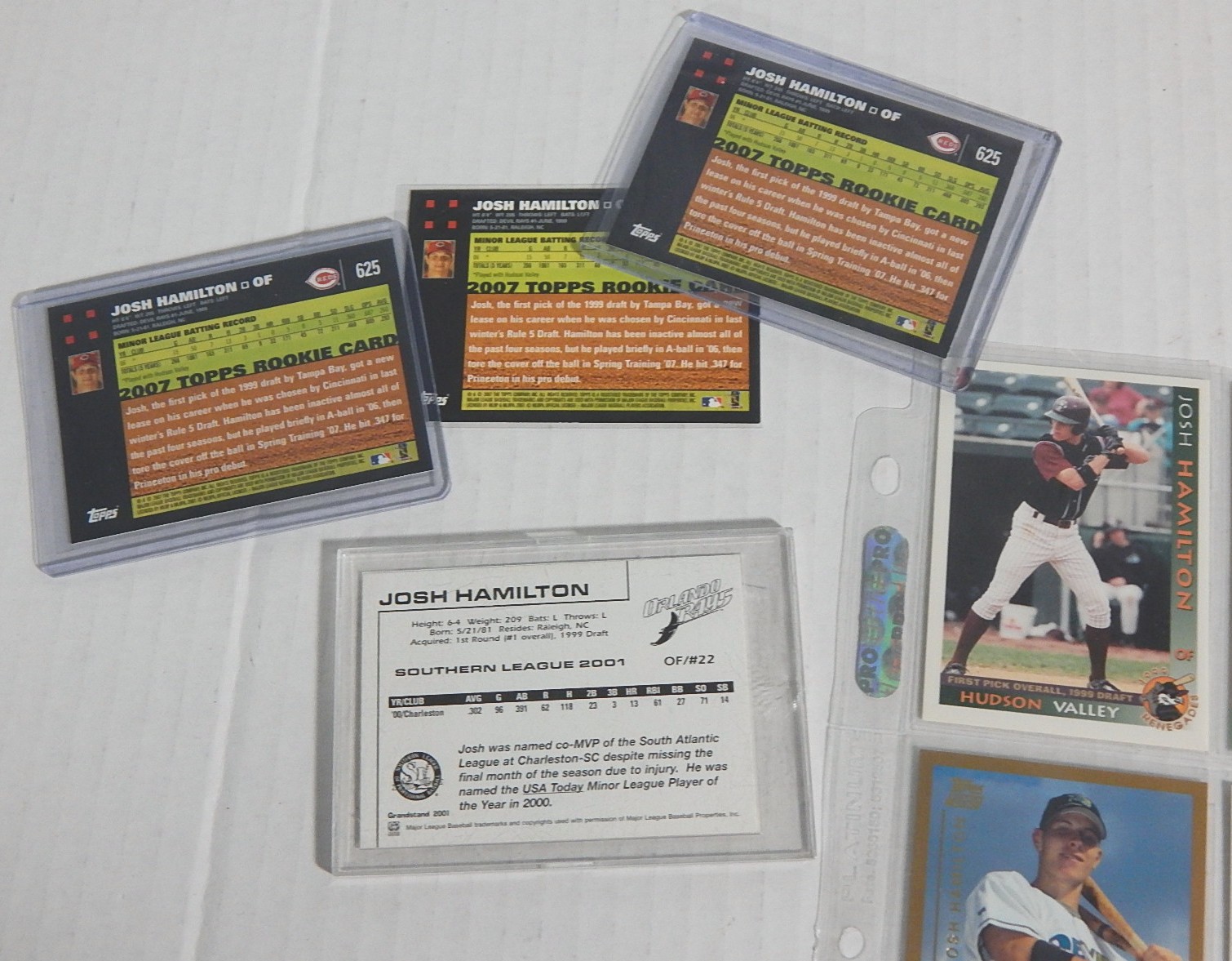 Josh Hamilton Rookie Card Collection with One Signature | EBTH