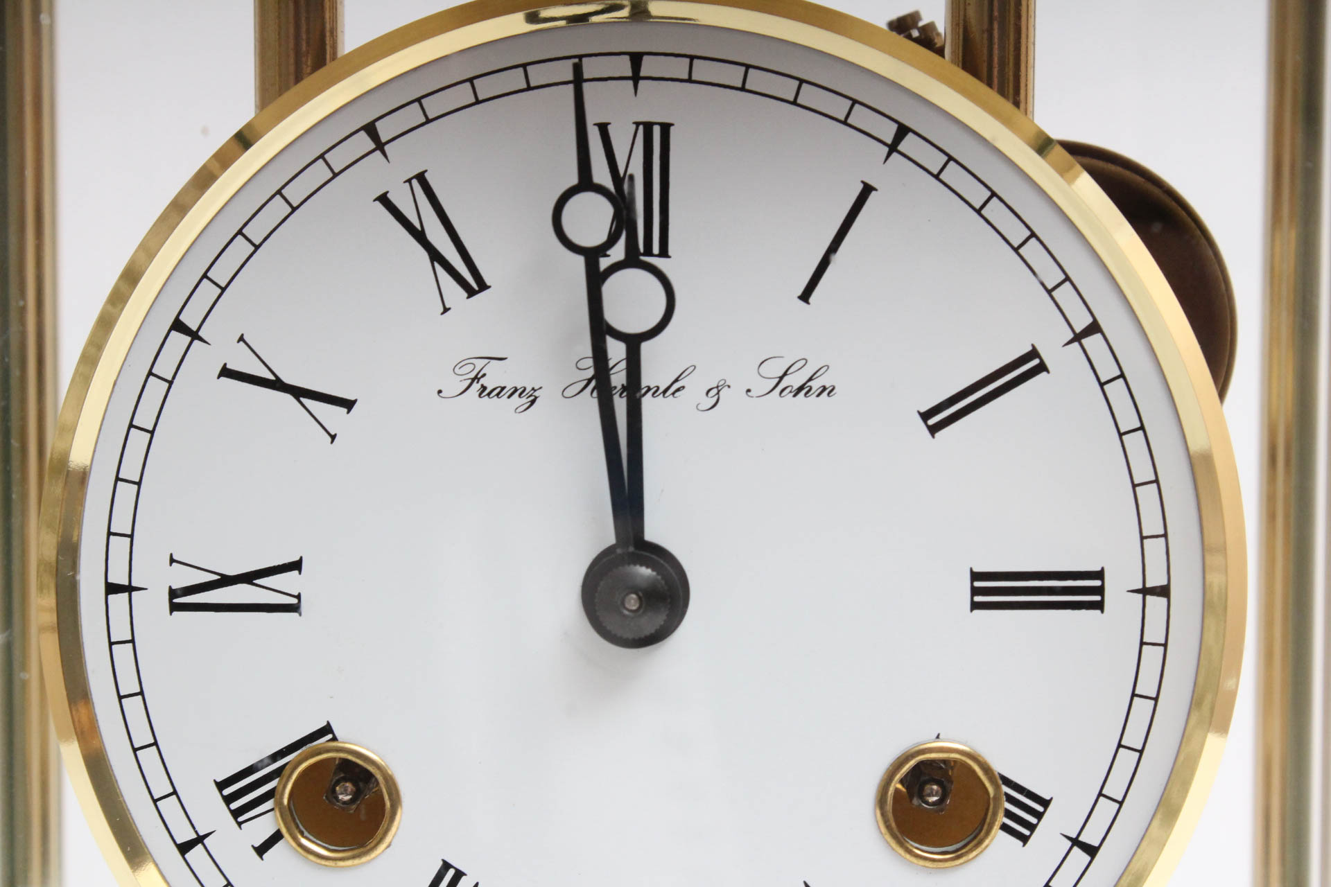 Franz Hermle and Sohn Brass Mantel Clock | EBTH