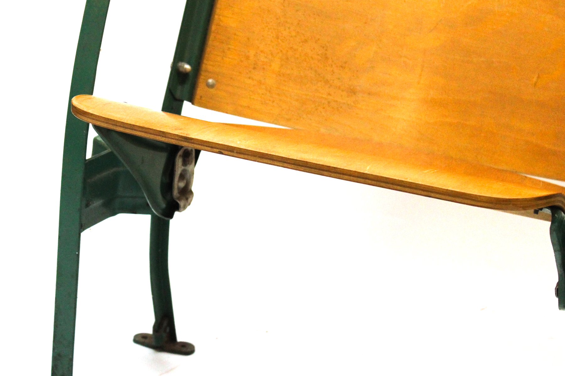 Pair of Vintage Wooden Stadium Seats | EBTH