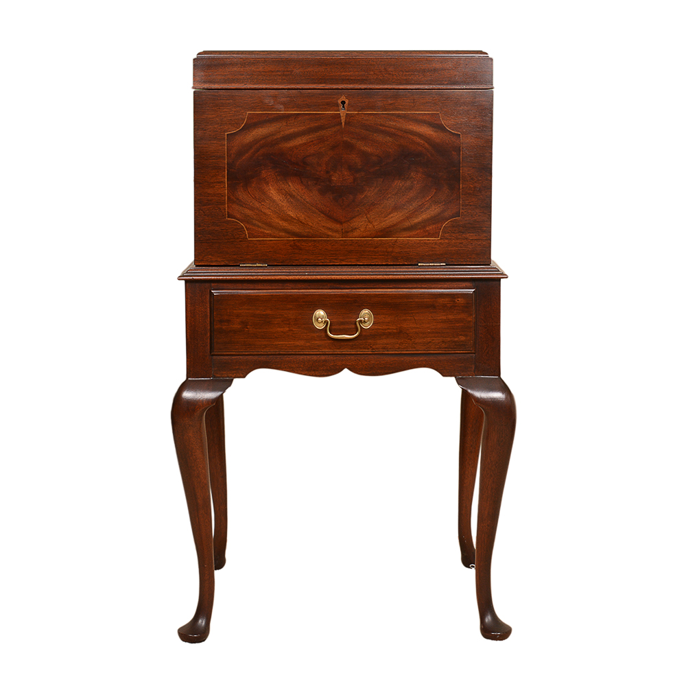 Vintage Henkel-Harris Mahogany Silver Chest on Stand | EBTH