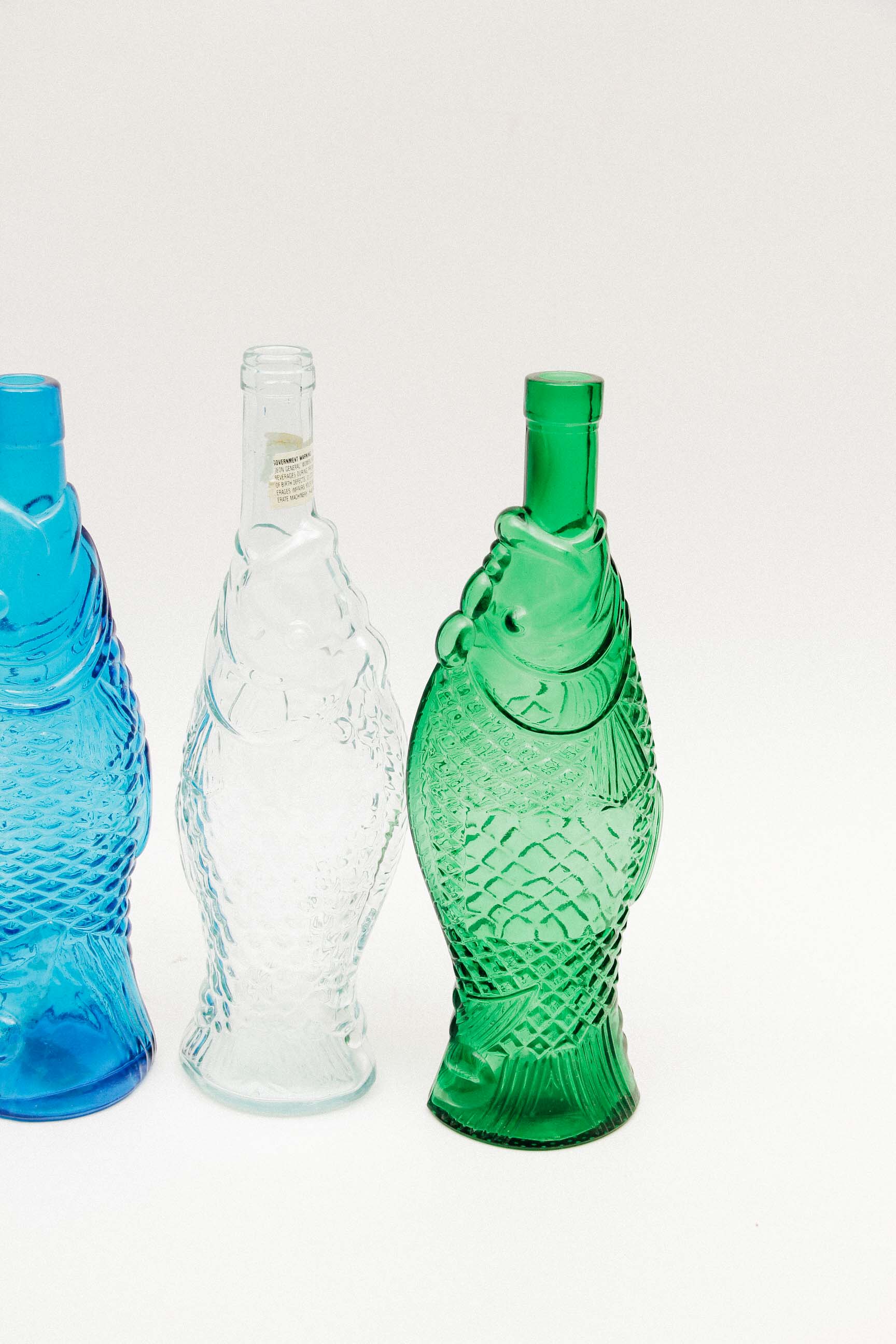 Four Fish Shaped Wine Bottles | EBTH