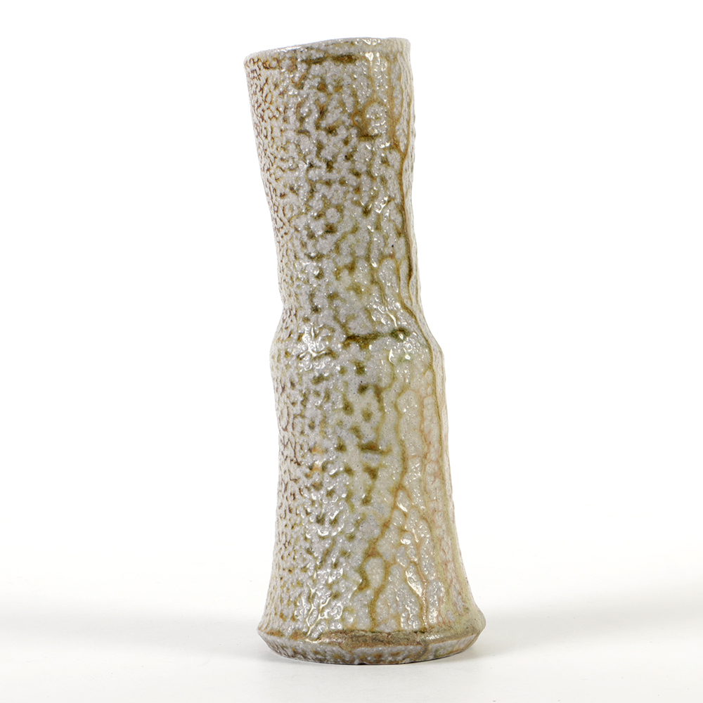 Karen Karnes Hand-Thrown Stoneware Salt Glazed Vase | EBTH