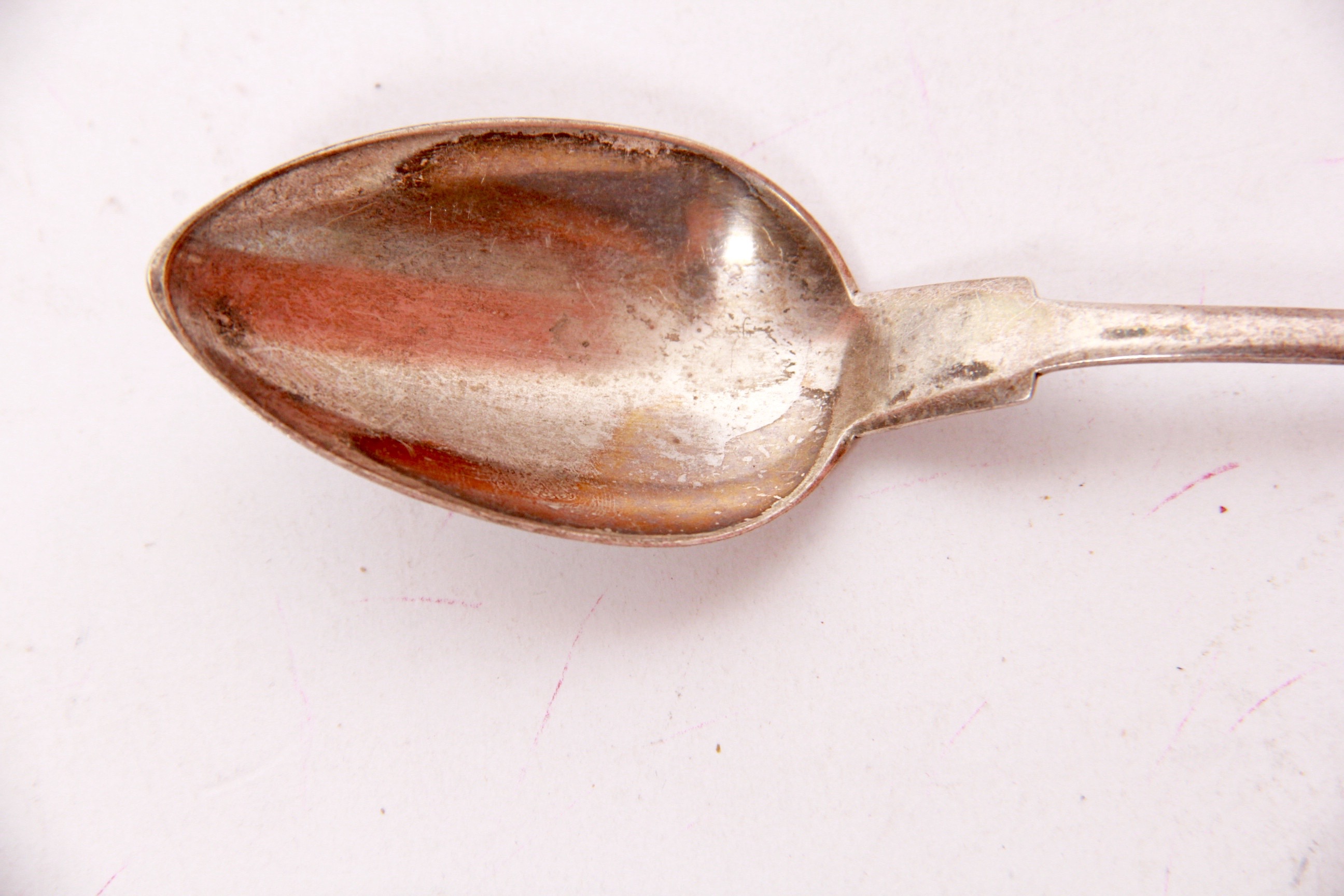 Collection of Coin Silver Fiddle Back Spoons | EBTH