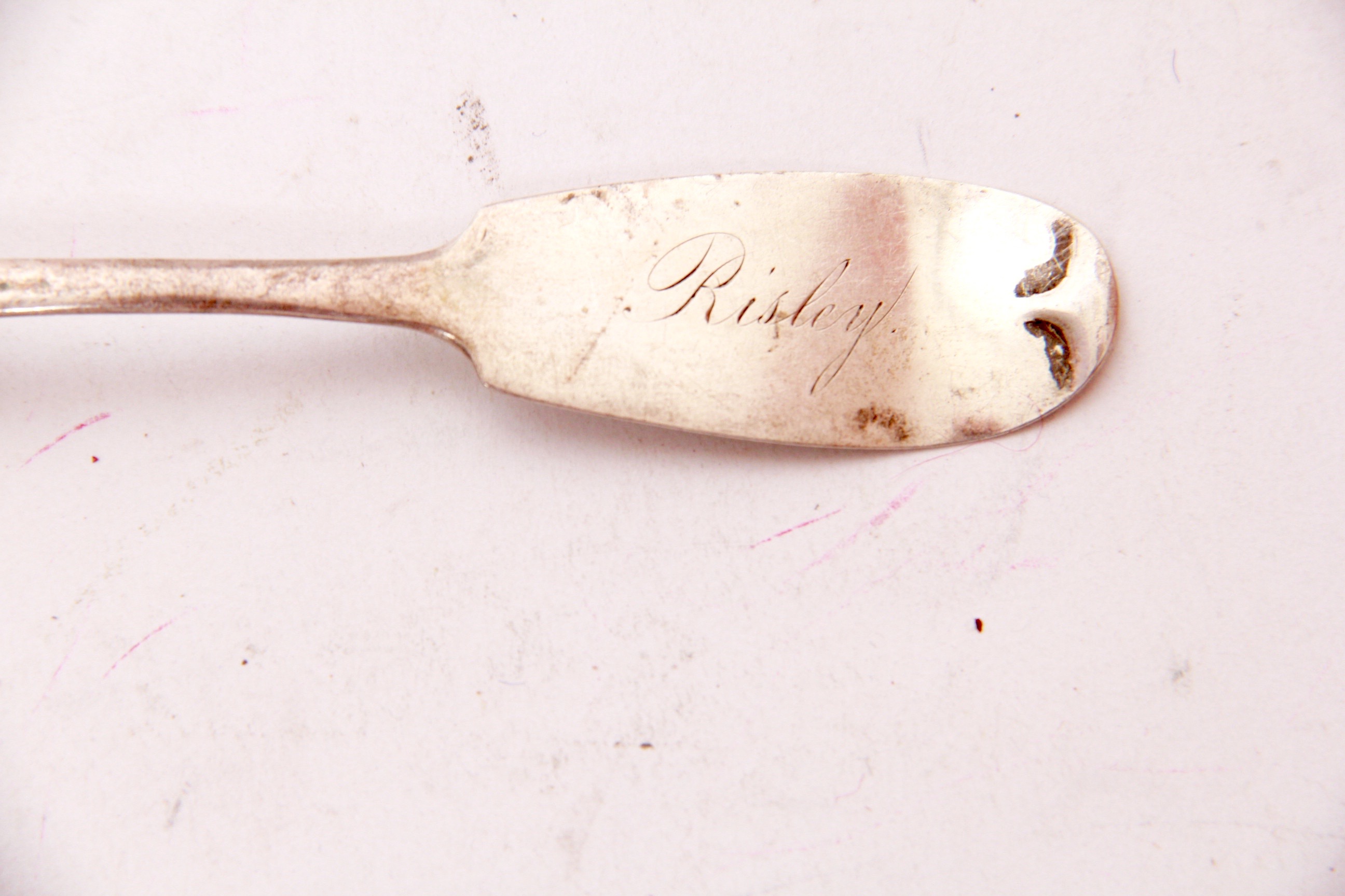 Collection of Coin Silver Fiddle Back Spoons | EBTH