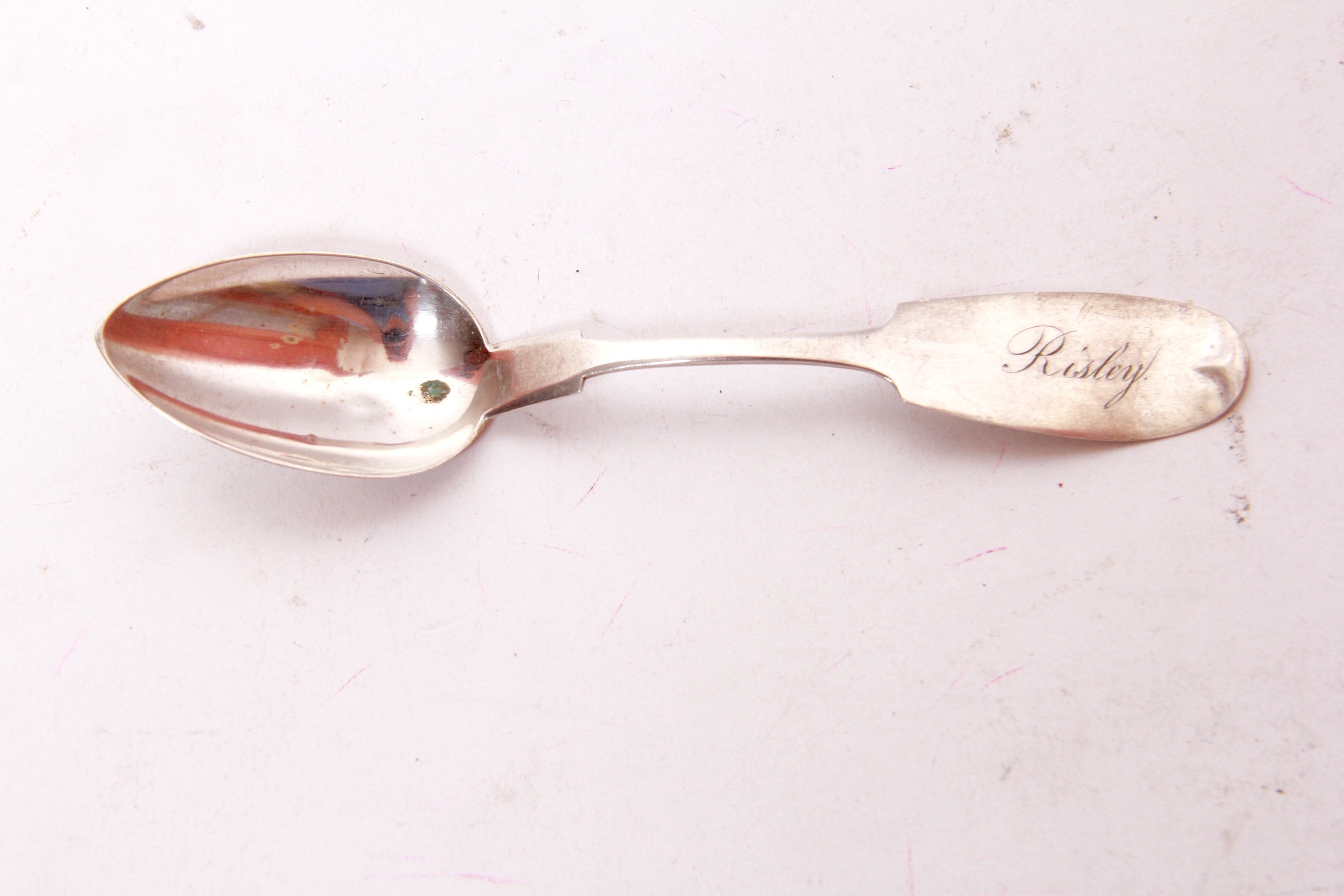 Collection of Coin Silver Fiddle Back Spoons | EBTH