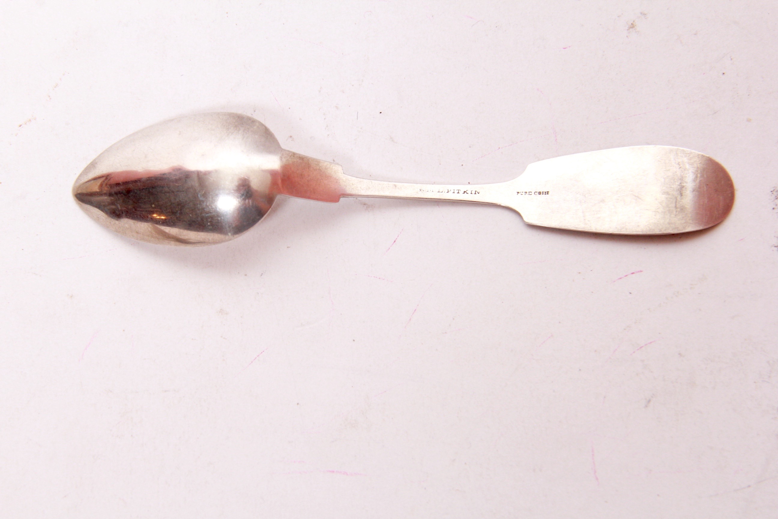 Collection of Coin Silver Fiddle Back Spoons | EBTH