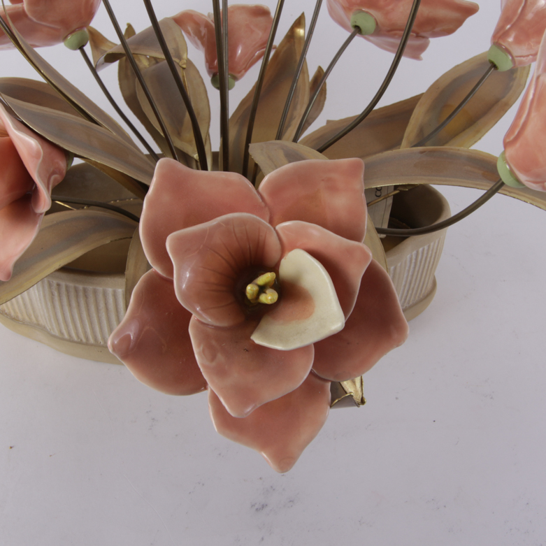 Ceramic Flower Centerpiece by Winifred Cole of California | EBTH