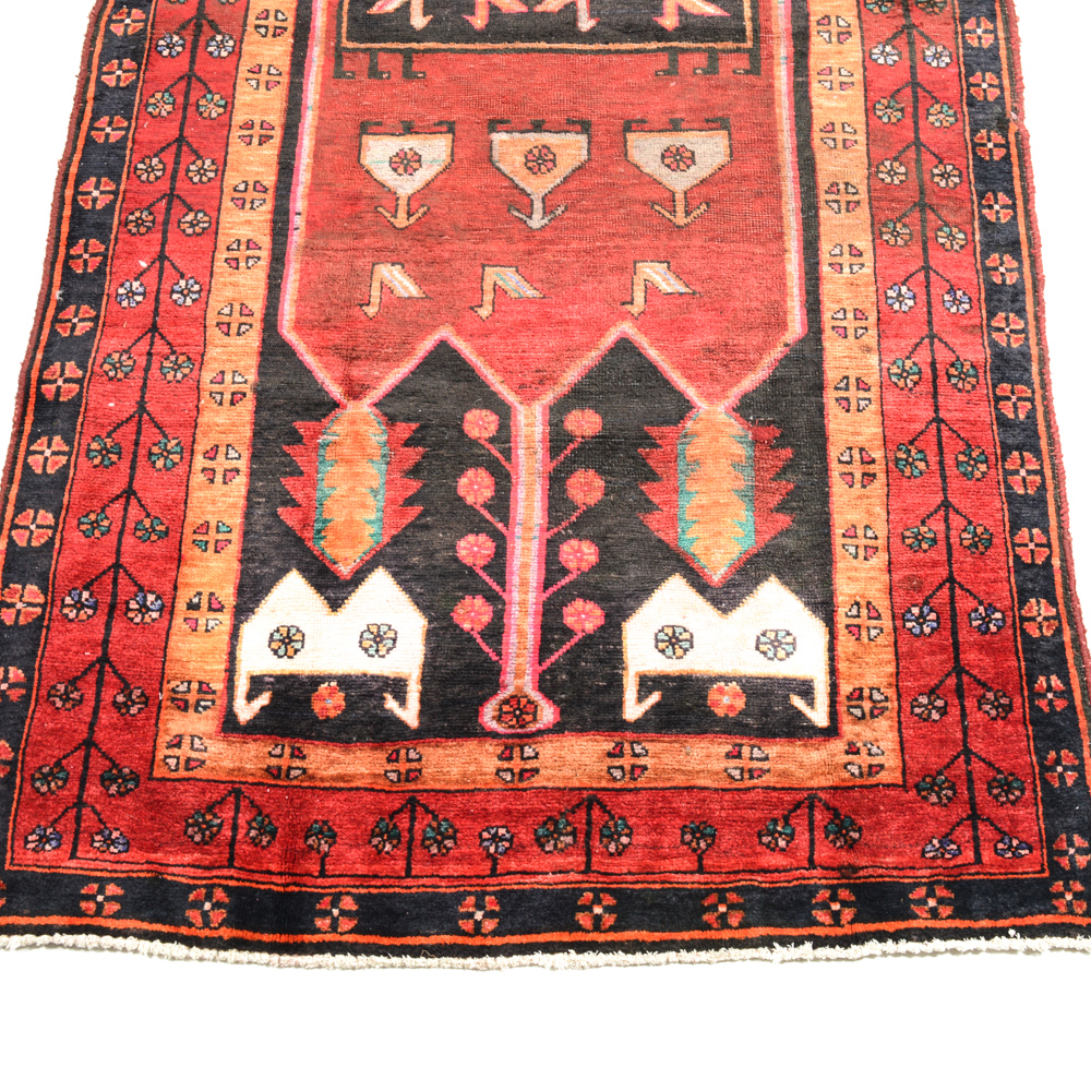 Semi-Antique Hand Knotted Kolyai Pictorial Area Rug | EBTH