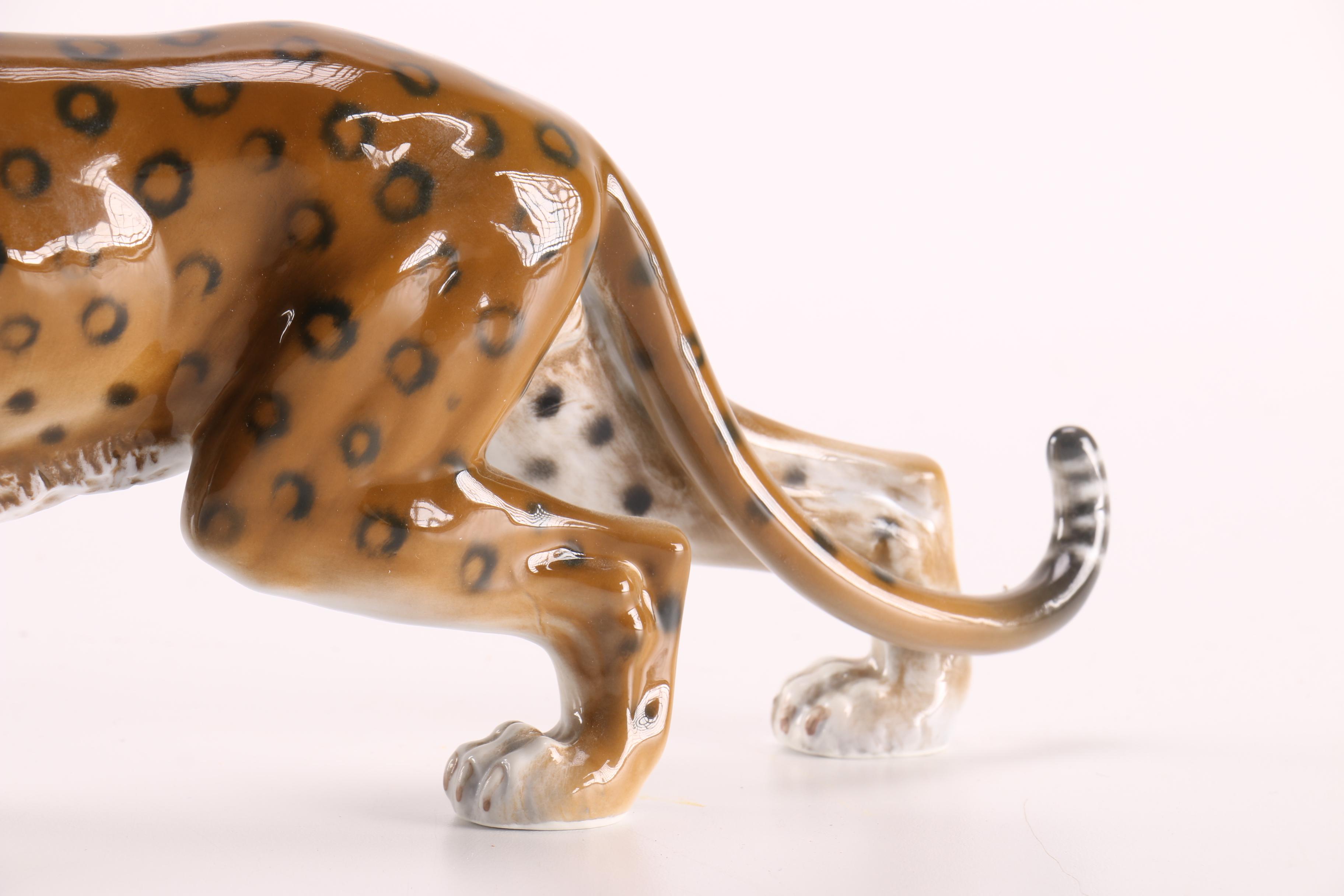 Rosenthal Porcelain Leopard Statue | EBTH