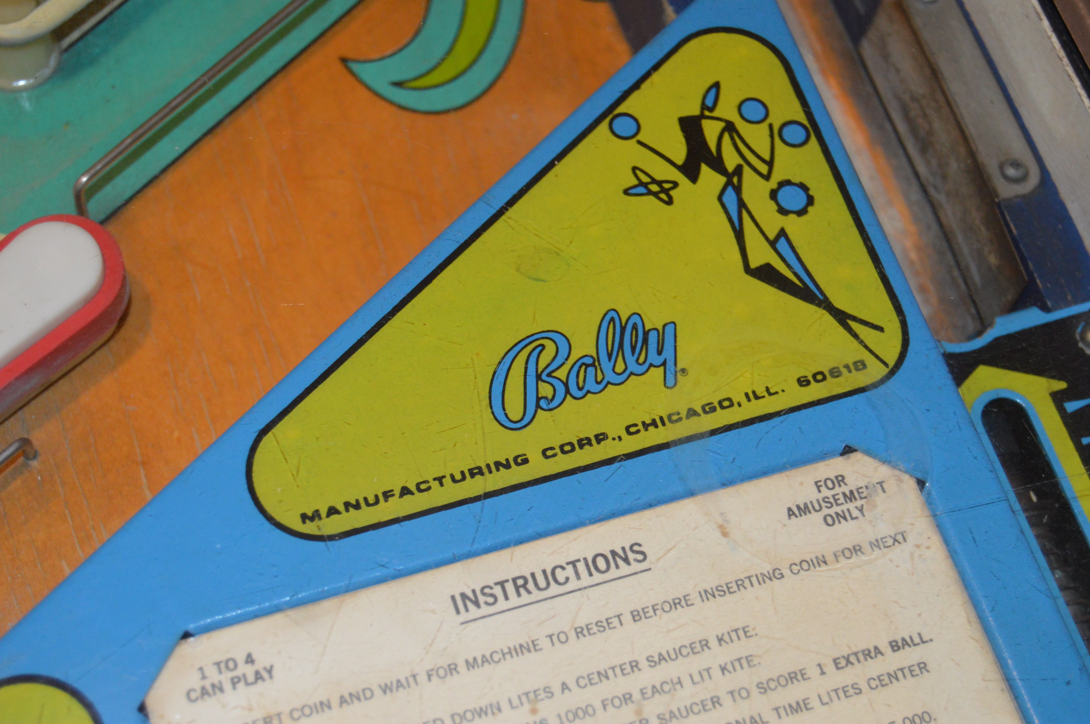 1976 Bally "Hang Glider" Pinball Machine | EBTH