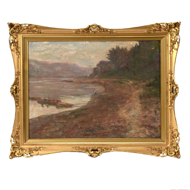 Artist Rosenthal Original Oil Landscape on Canvas | EBTH