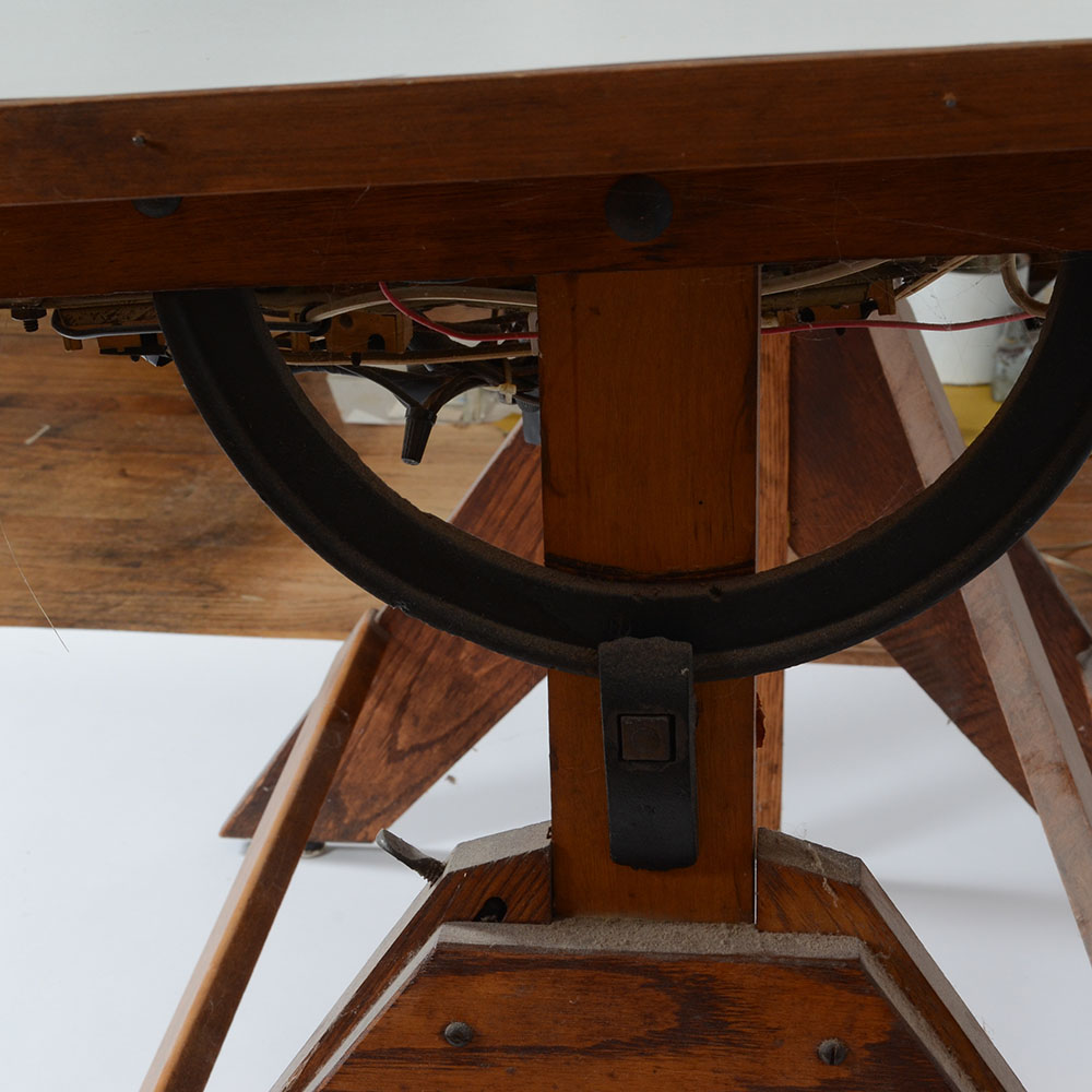 Vintage Backlit Drafting Table | EBTH