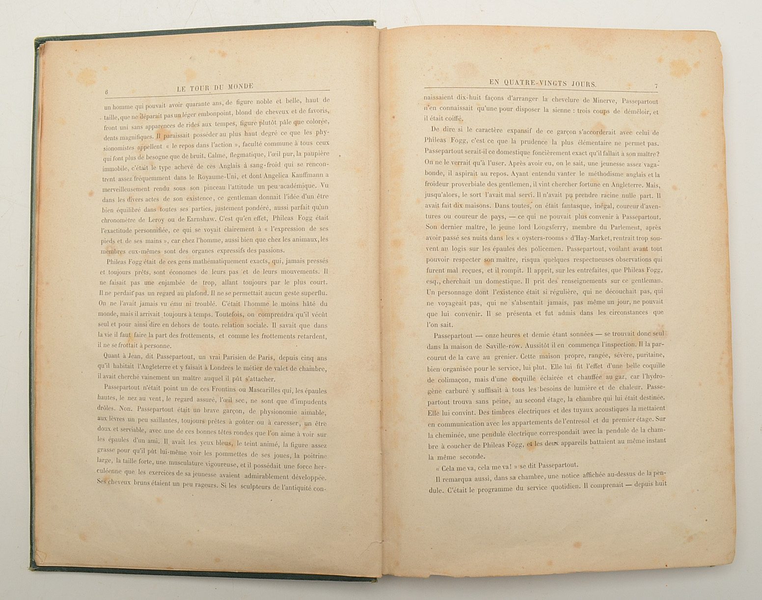 Jules Verne "Around the World in Eighty Days" French First Edition | EBTH