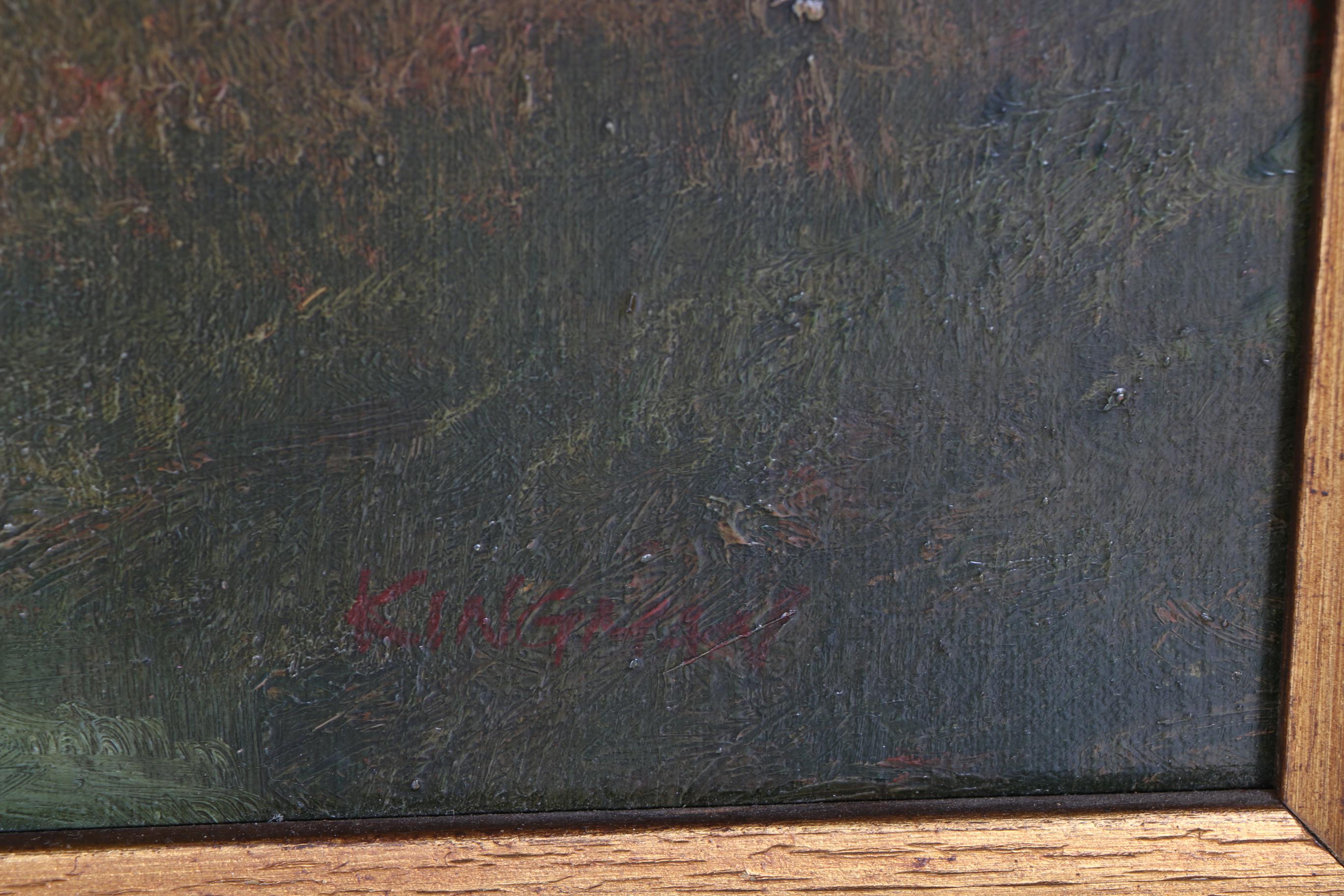 Eugene Kingman Oil on Canvas Painting | EBTH