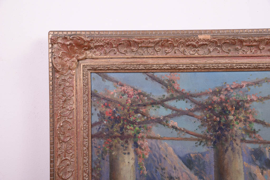 Nicholas Briganti Oil Painting in Gilt Frame | EBTH