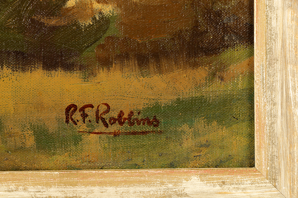 Raymond Francis Robbins Oil Painting on Canvas of Landscape | EBTH