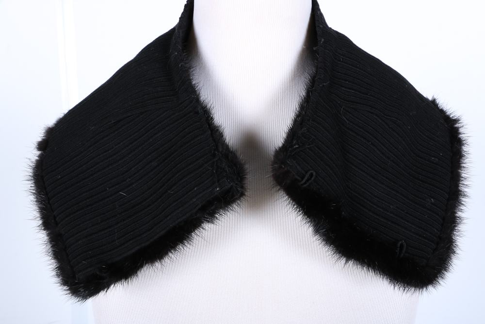 Black Mink Fur Collar | EBTH