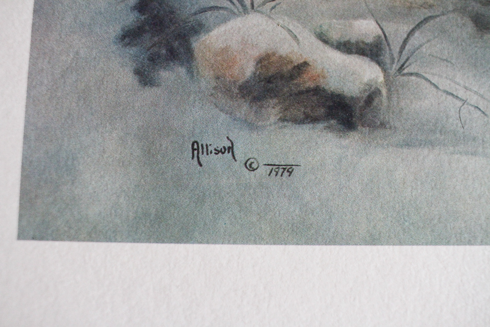 1979 After Betty Allison Offset Lithograph "Night Critter" | EBTH