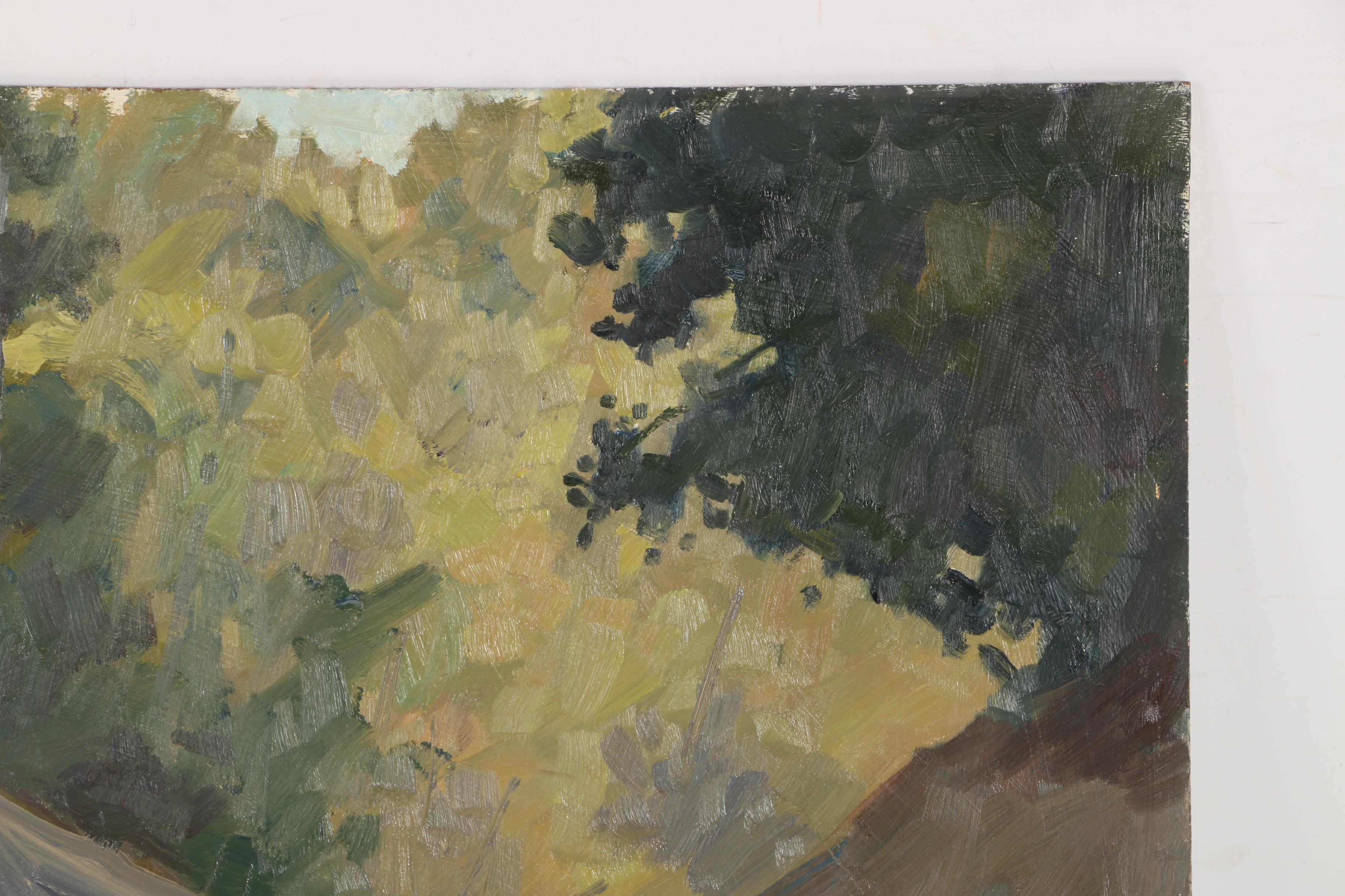 Morgan Samuel Price "Summer at the Falls" Oil on Panel | EBTH