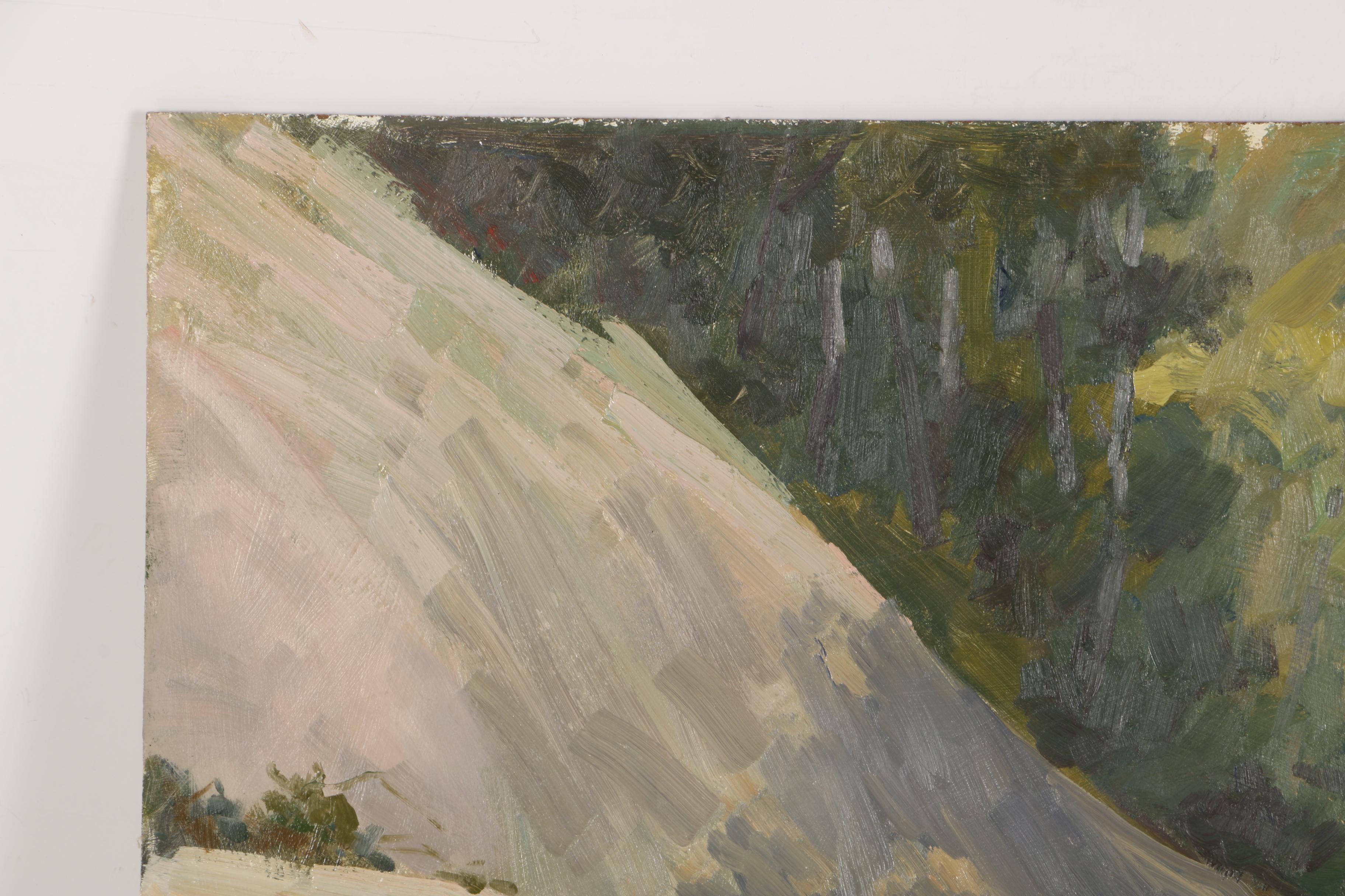 Morgan Samuel Price "Summer at the Falls" Oil on Panel | EBTH