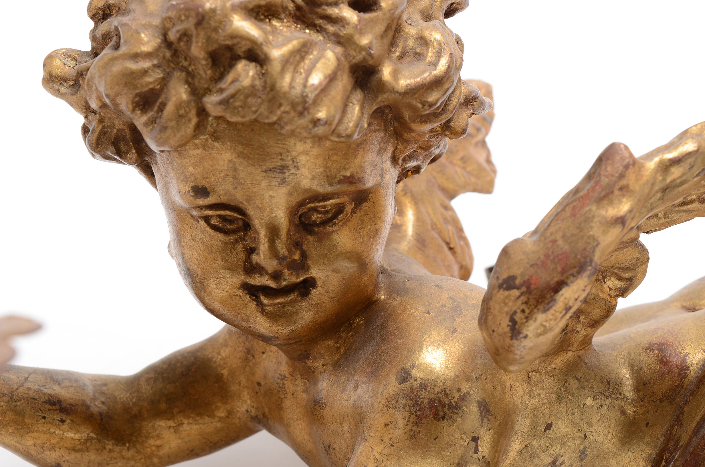 Pair of Wall-Mounted Cupid Candelabras | EBTH